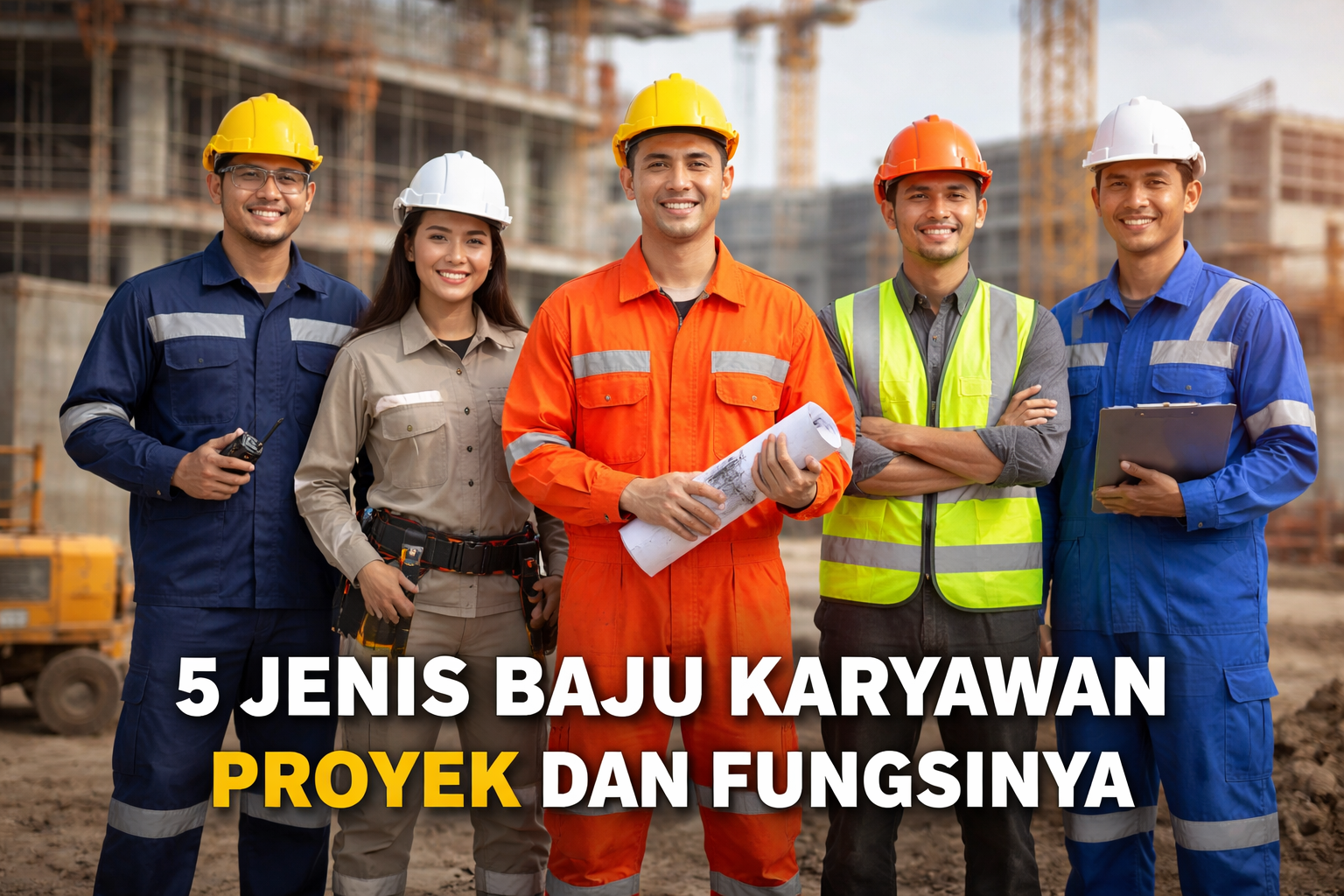 5 Jenis Baju Karyawan Proyek dan Fungsinya - Mokoworkwear